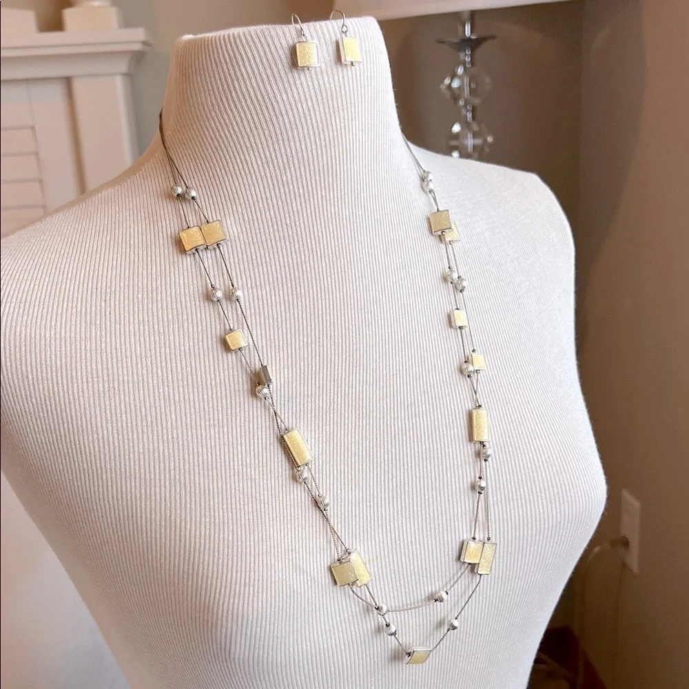 Jewelry | Elegant Gold And Silver Necklace | Poshmark